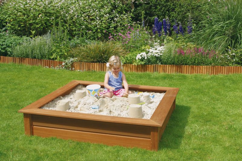 Sandbox sandpit hardwood, direct import