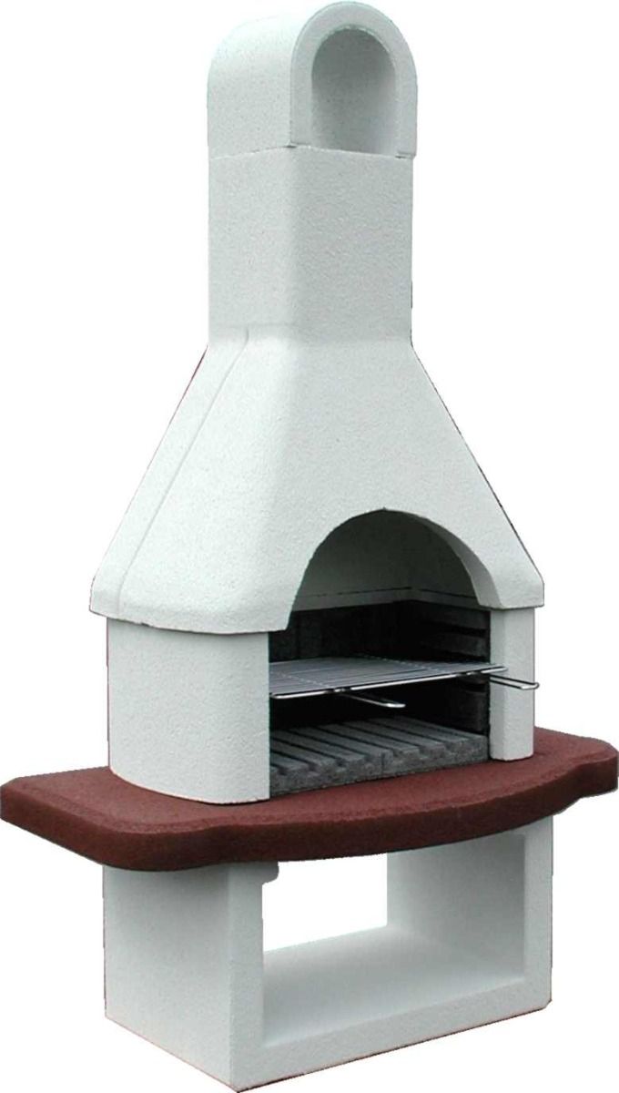 Barbecue beton 195x120cm pas cher