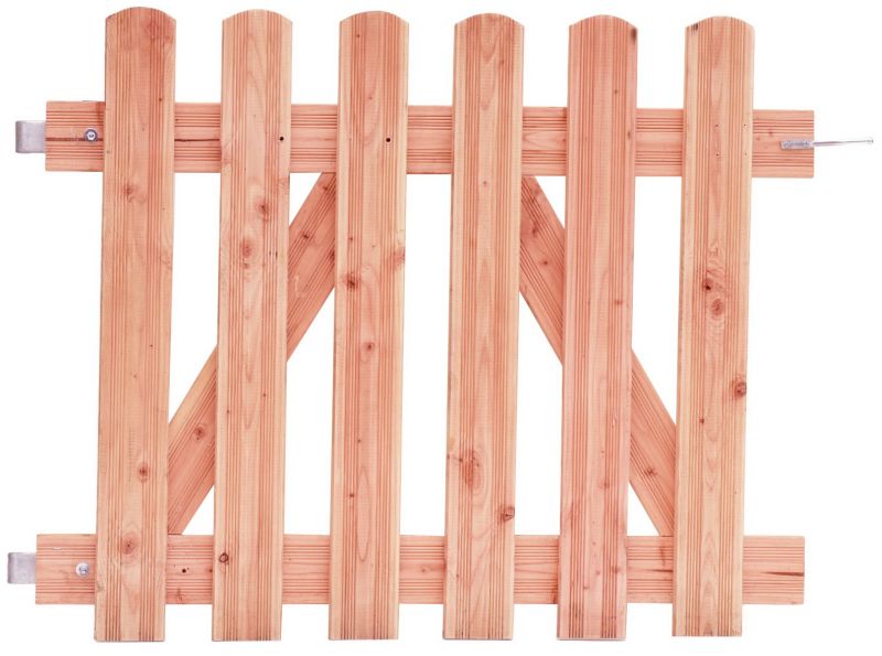 Portillon bois Douglas 80x100cm pour cloture bois, import directe