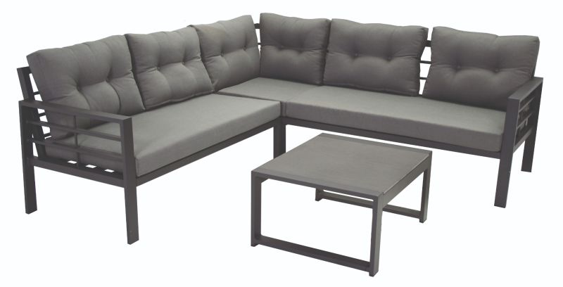 Aluminium loungeset Elba 211x211cm, direct import