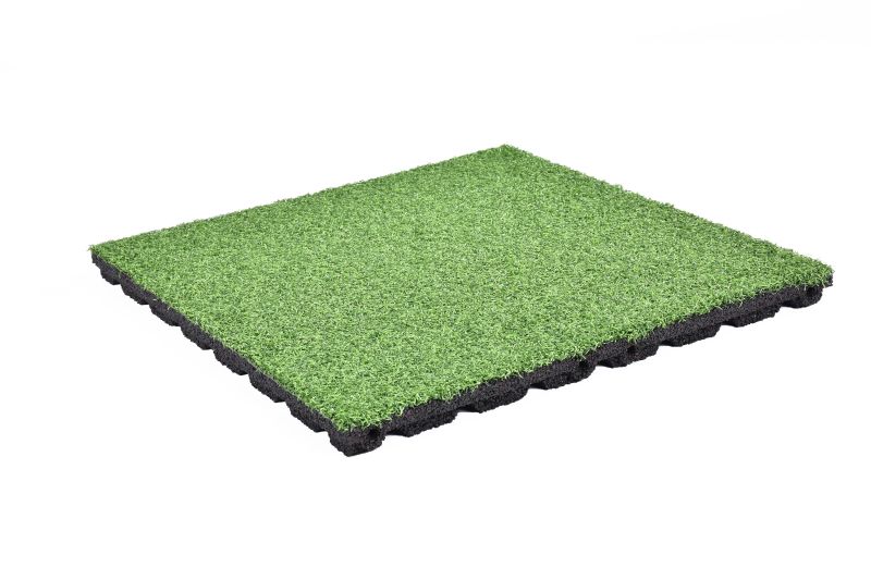 Dalles de gazon artificiel gazon vert 500x500x65mm, import direct