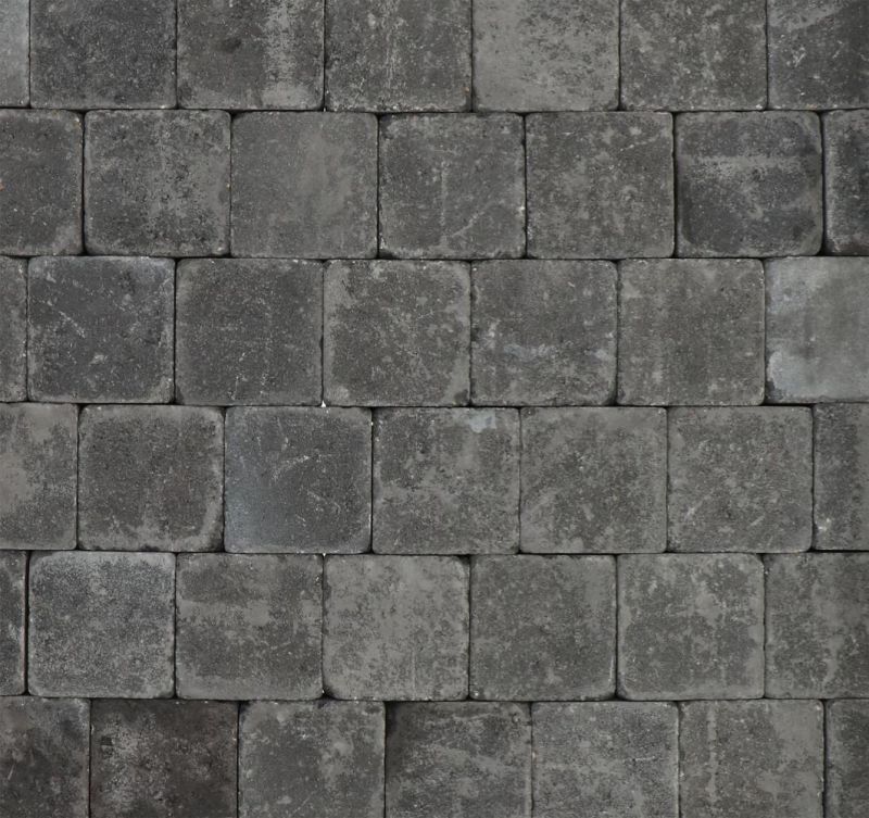 Cobblestones black 15x15x6cm, high Quality low Prices