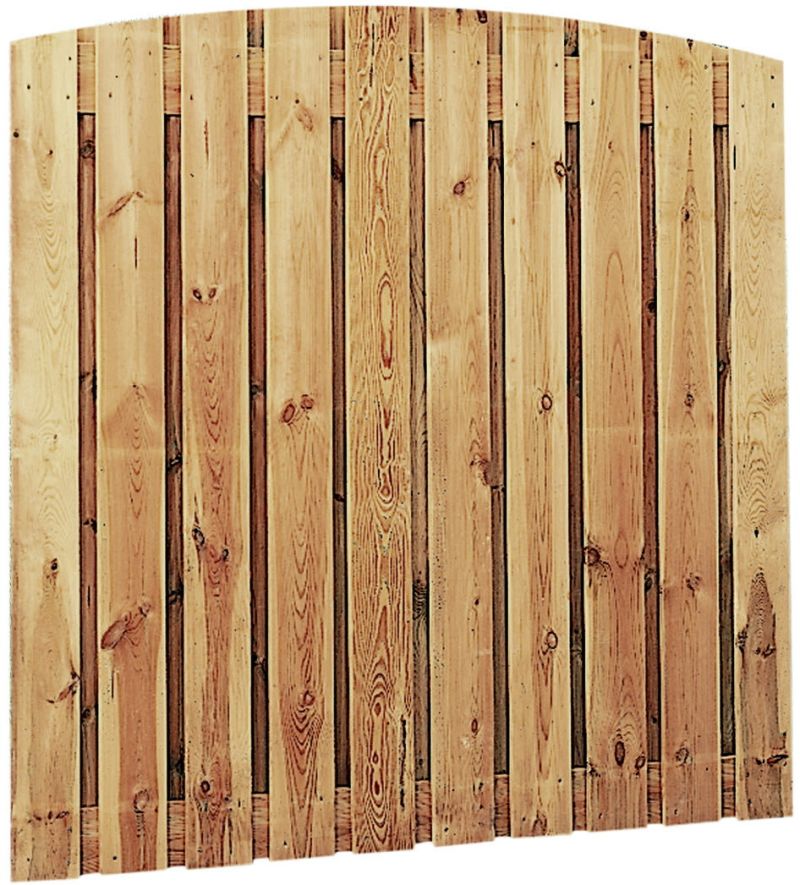 Schutting tuinscherm toog 19 planks 180x180cm RVS kopen? | Intergard ...