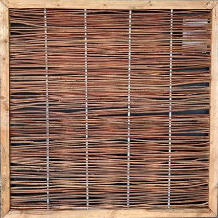 Cloture en osier en cadre robuste 180x180cm, haute Qualité prix Bas