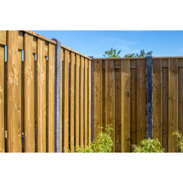 Hout beton schuttingen antraciet 200x190cm 21pl. laagste prijs