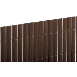 Tuinscherm PVC balkonscherm bruin 1x3m Scherpste prijs!