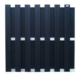 Tuinscherm schutting composiet antraciet alu Scherpste prijs!